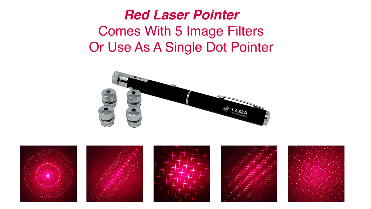 5 Image Filter Laser Pointer | Laser Christmas Lights