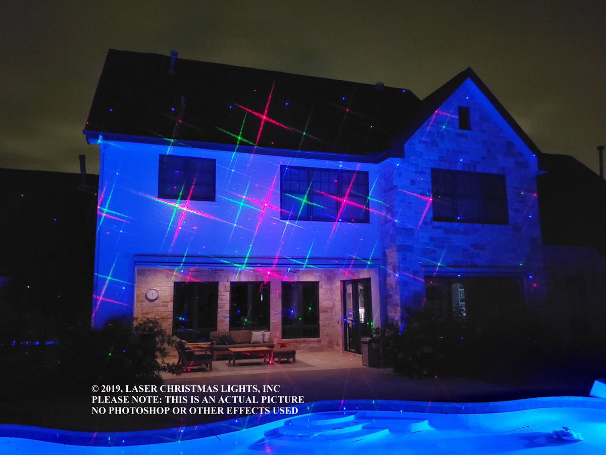 SuperStar RGB™ Laser Christmas Light Projector - Bluetooth Edition
